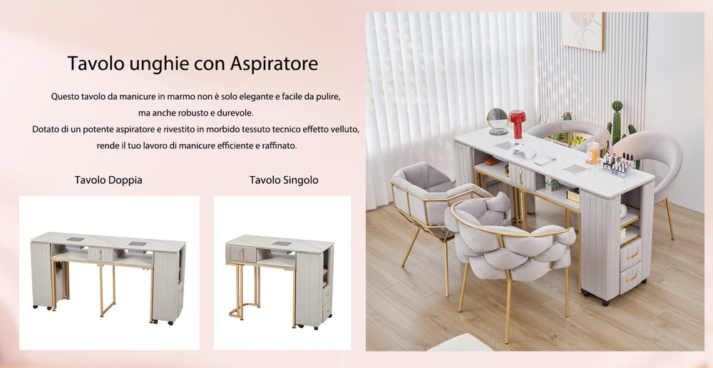 Tavoli manicure professionali per saloni estetici | Tavolo Manicure